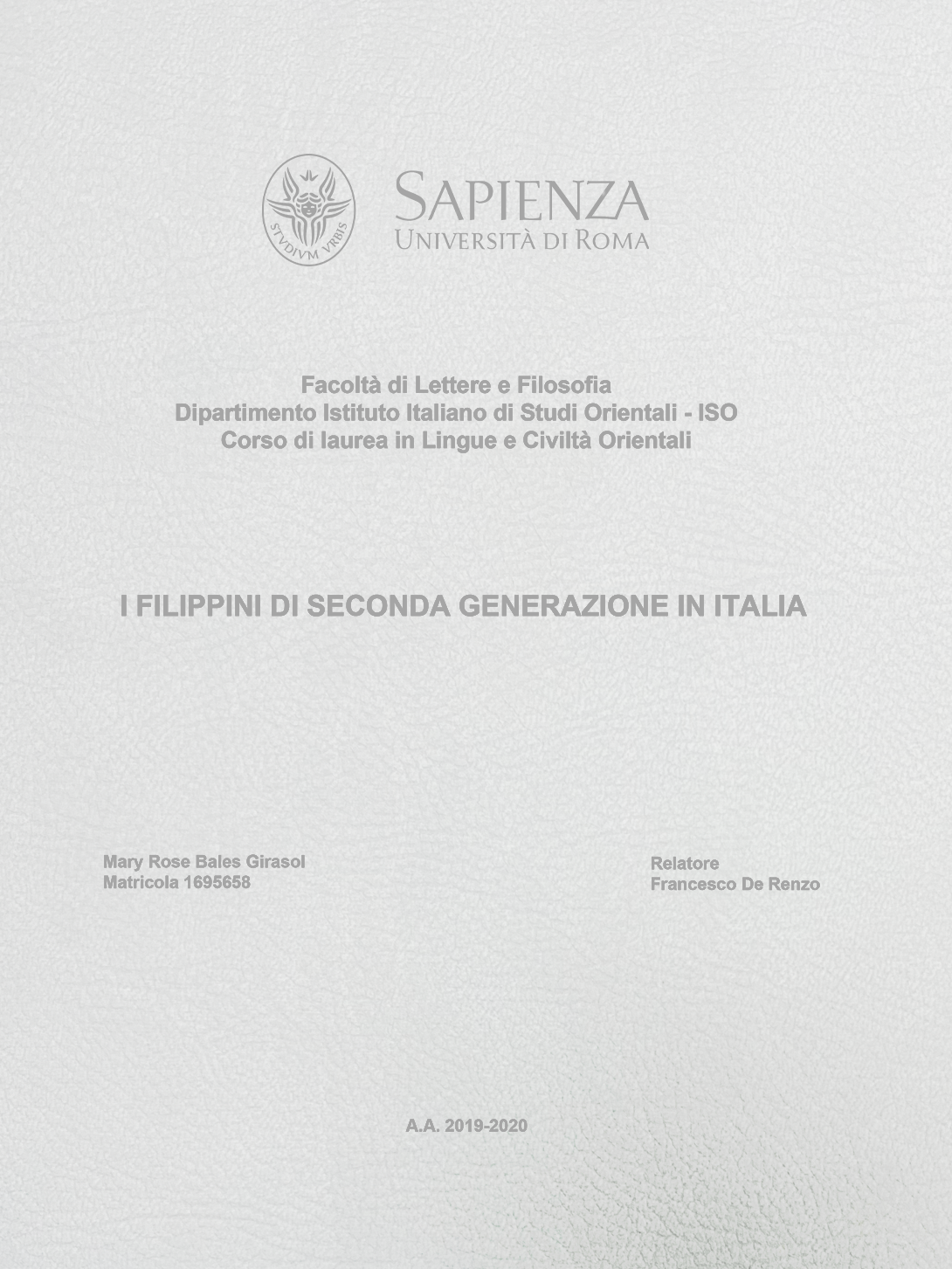 Tesi Crystal Bianca (incisa) - Pioda Imaging